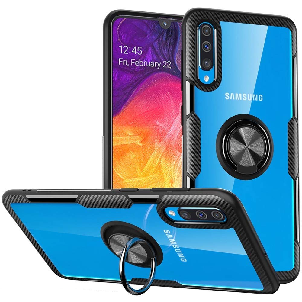 REALCASE Samsung Galaxy A70 Back Cover Case | Hybrid Shock Proof Carbon ...