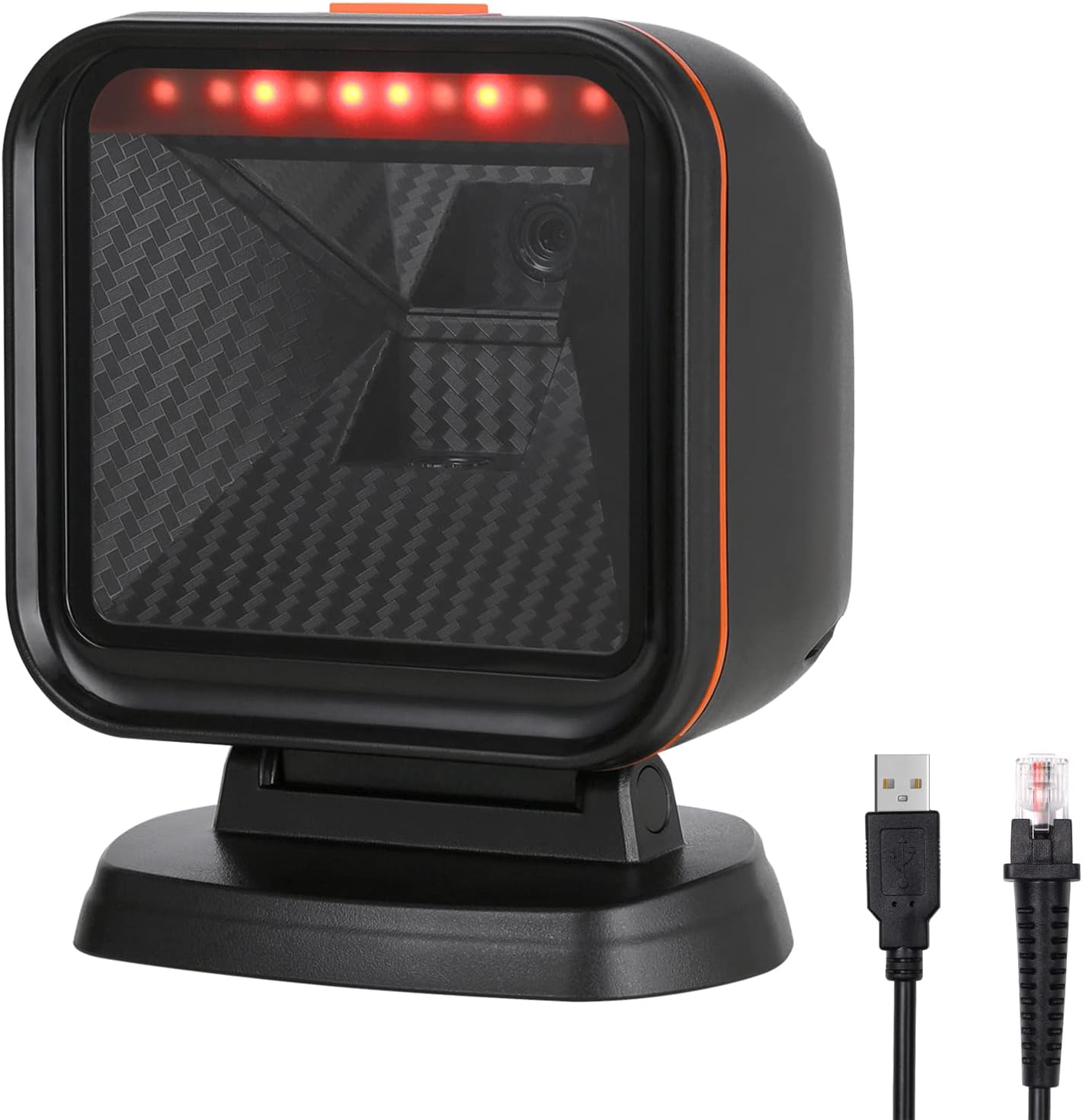 Scanner de codes-barres filaire USB polyvalent Scanning de codes QR 1D ...