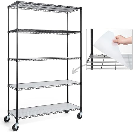 Amazon.com: CAPHAUS NSF Commercial Grade Heavy Duty Wire Shelving w ...