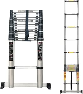 Amazon.com: KROVEDY Telescoping Ladder Extra Tall Telescopic Extension ...