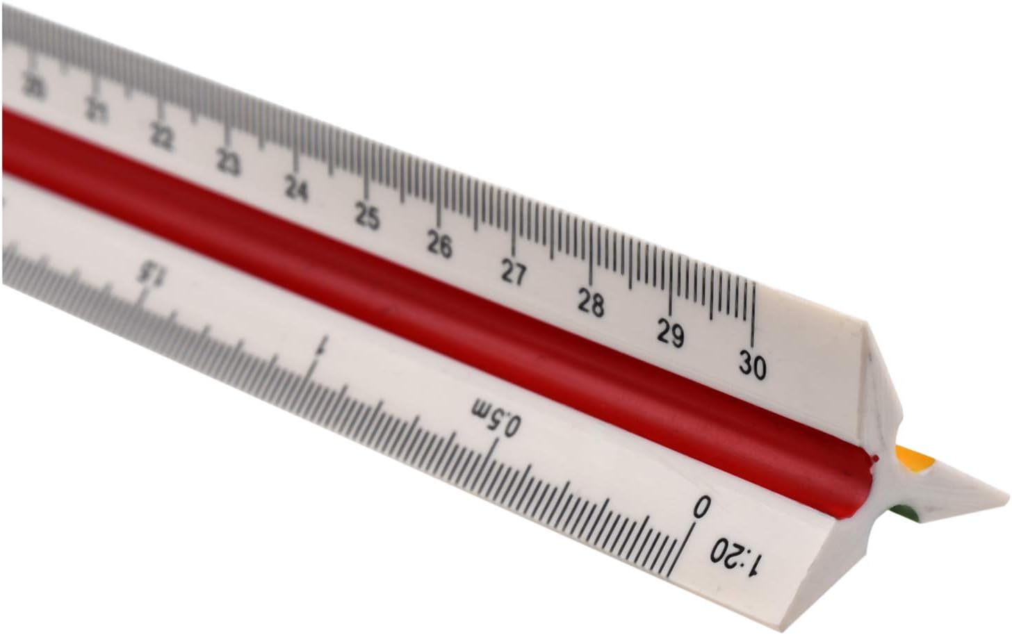 12 Inch Architect Scale Ruler, Metric Triangular Scale Ruler for for ...