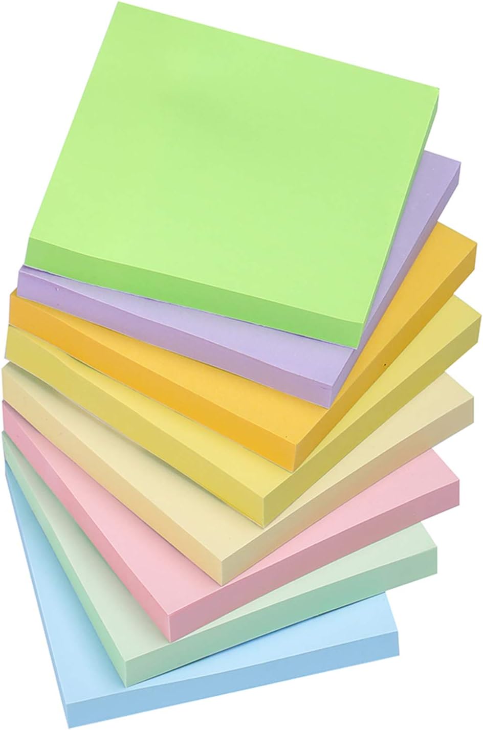 Amazon.com : Sticky Notes 3 x 3 Inch Coastal Colors Self Stick Pads ...