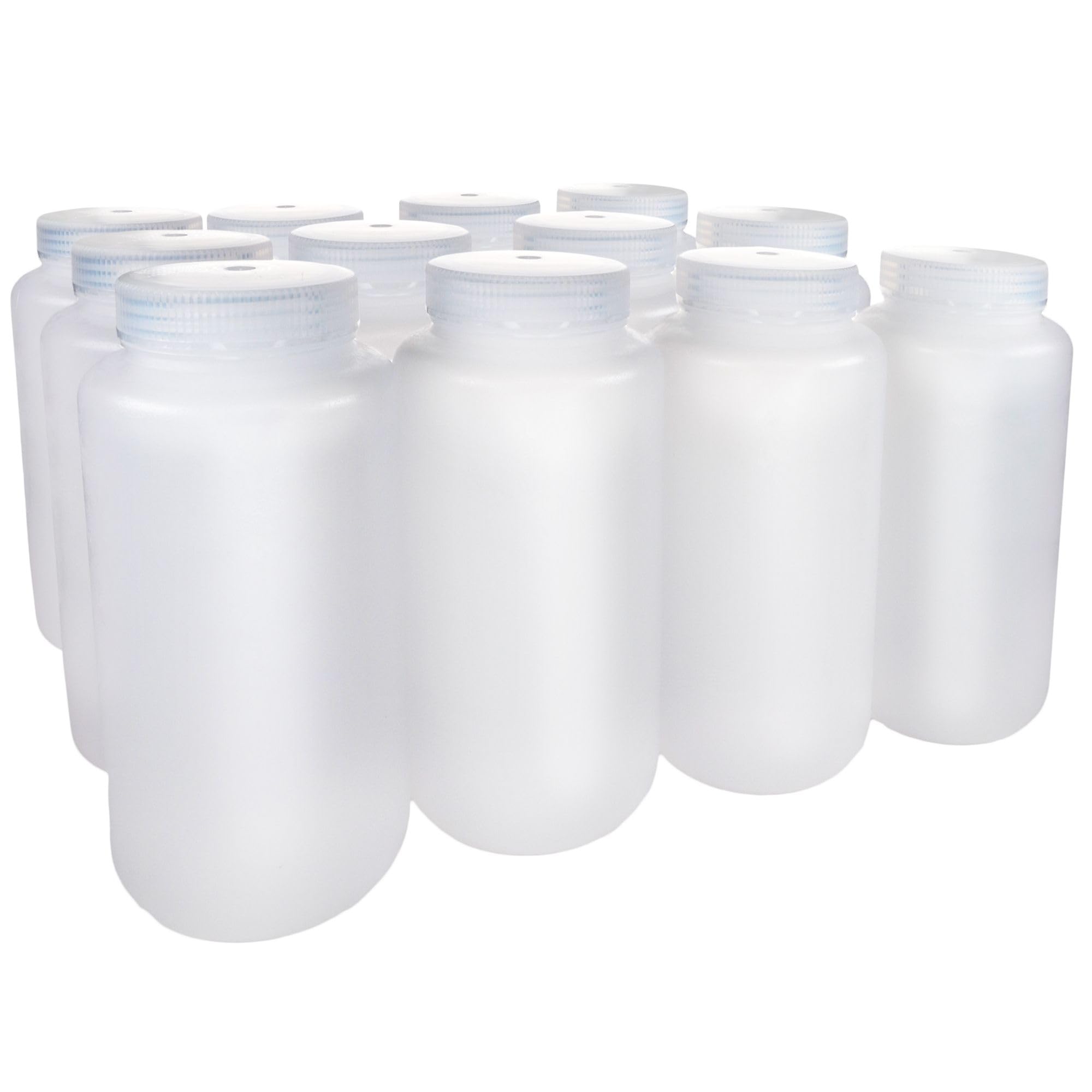 Eisco 1l Wide Mouth Ldpe Reagent Bottles With Polypropylene Caps ...