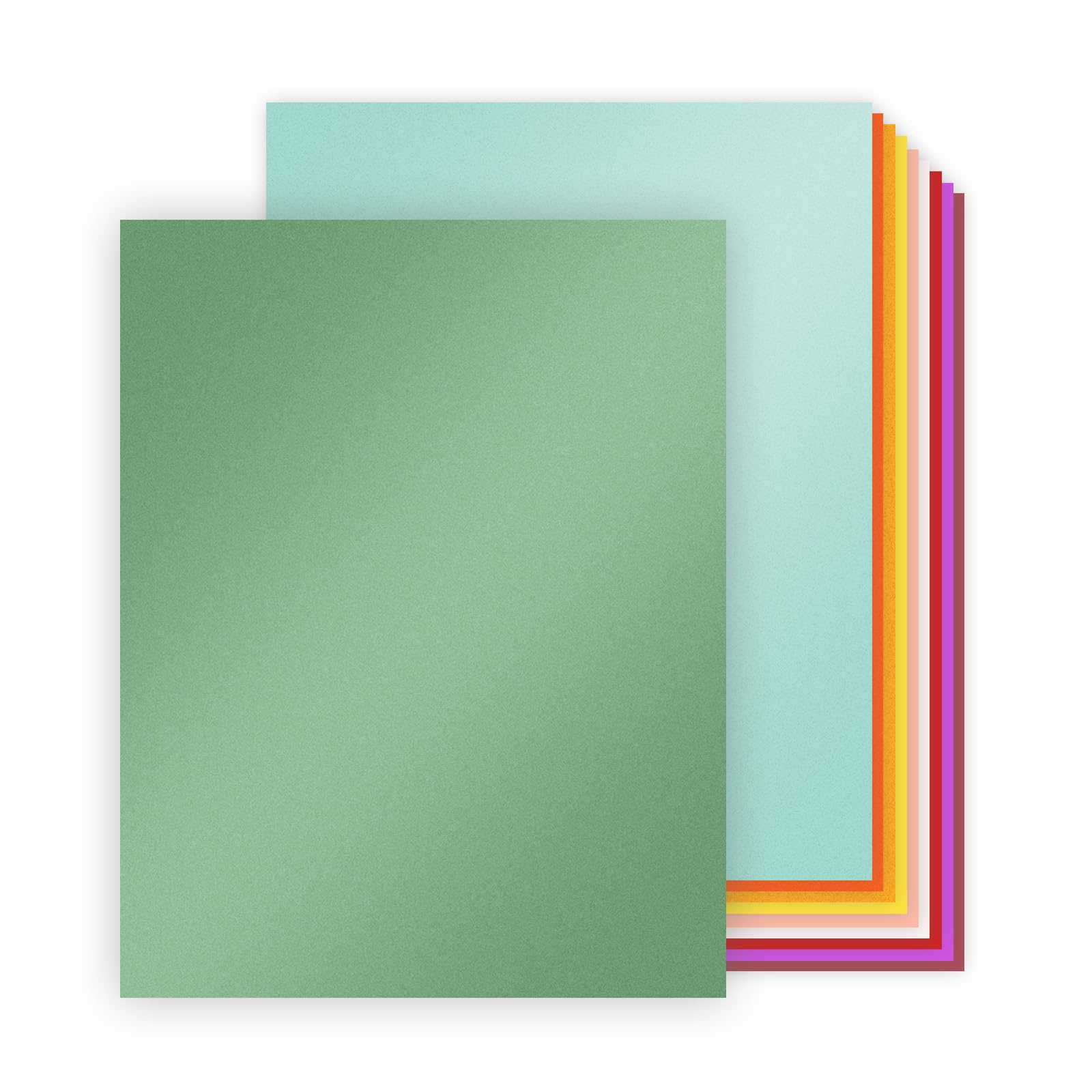 Amazon.com : Pikalon 50 Sheets Shimmer Cardstock 8.5 x 11 Inches ...