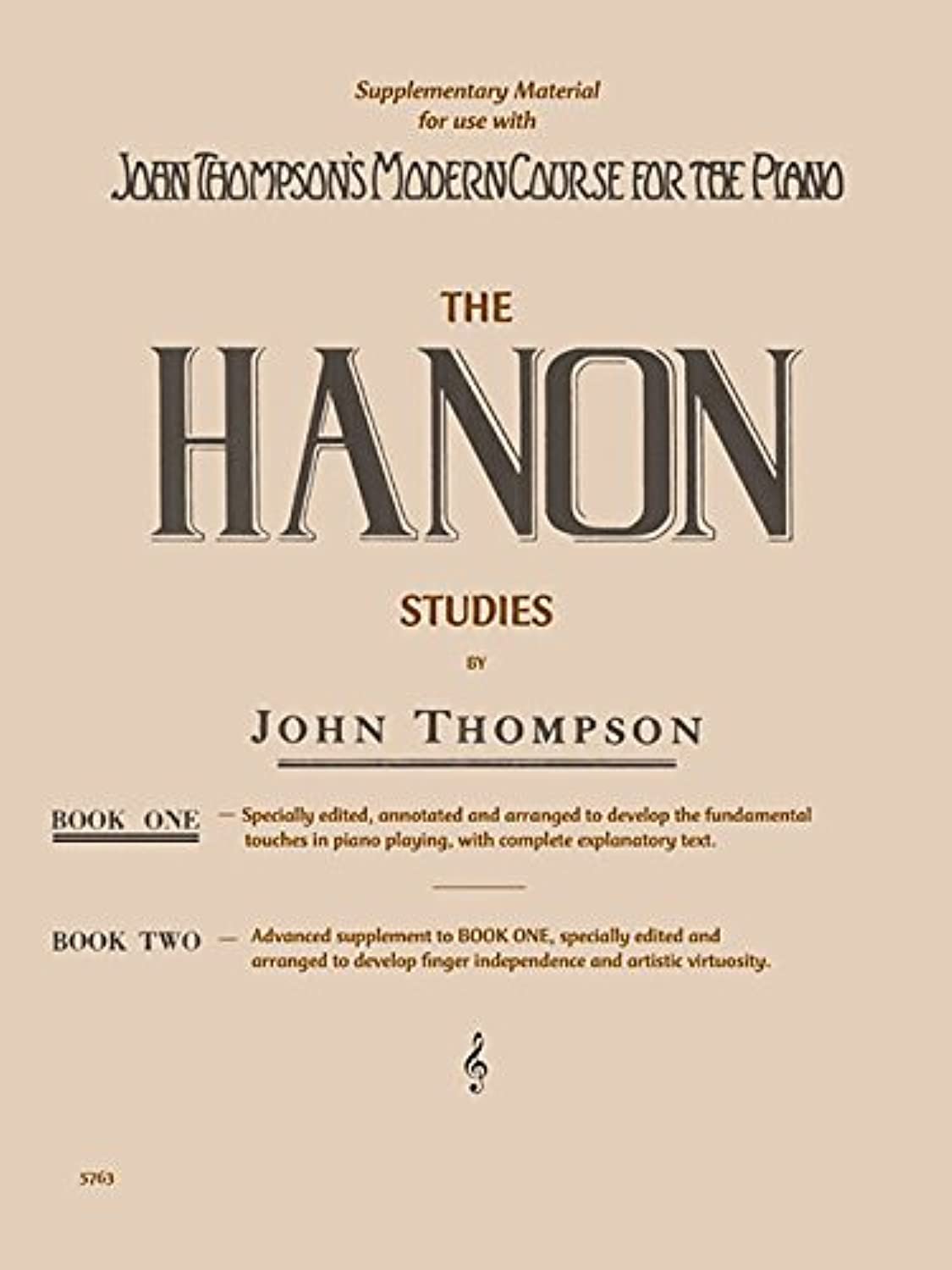 Hanon Studies - Book 1: Elementary Level: Thompson, John, Hanon ...