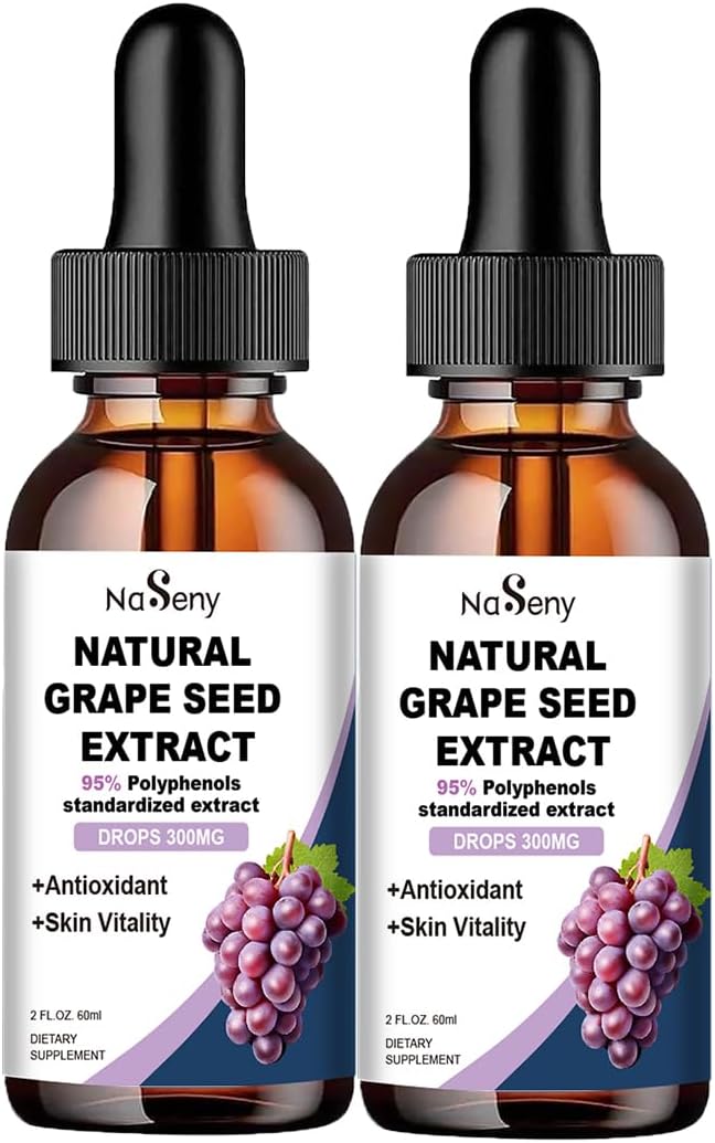 Amazon.com: Grape Seed Extract Liquid Drops Standardized to 95% ...