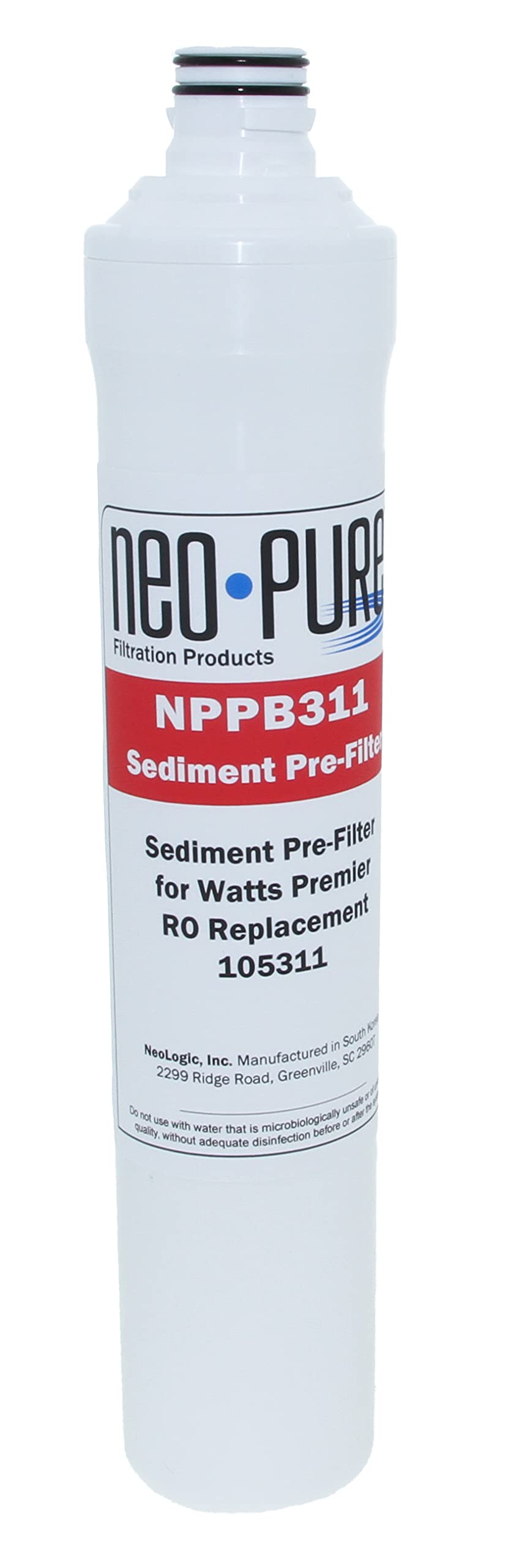 Amazon.com: Neo-Pure NPPB311 Sediment Prefilter for Watts Premier ...