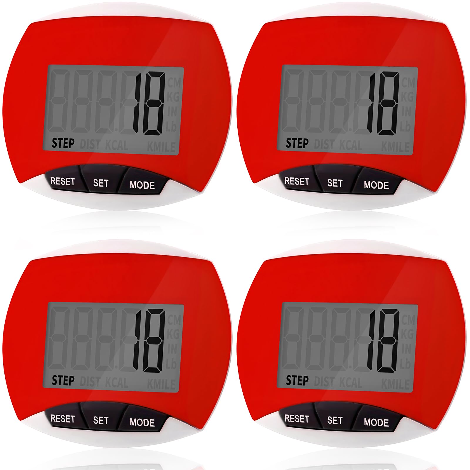 Ankle Monitor Copkim 9 Pcs Simple Pedometers Bulk For Walking Steps And ...