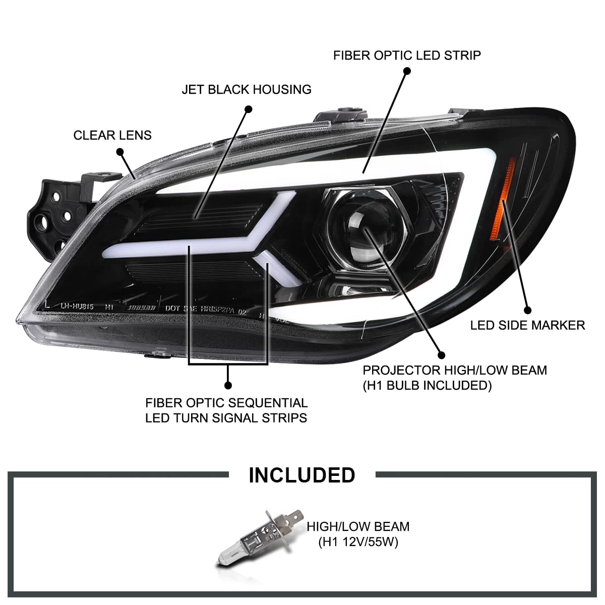 Spec-D Sequential LED Tail Lights For Subaru WRX/STI 2015+ U2013 JDMuscle