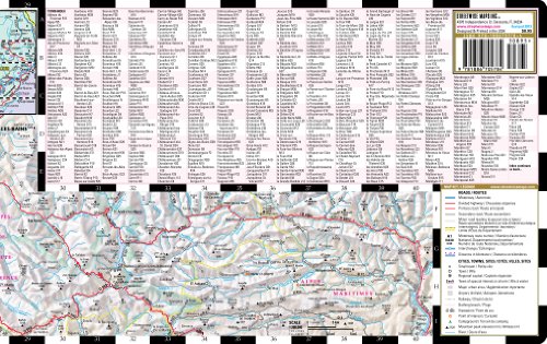 Streetwise Provence Map - Laminated Regional Road Map of Provence ...