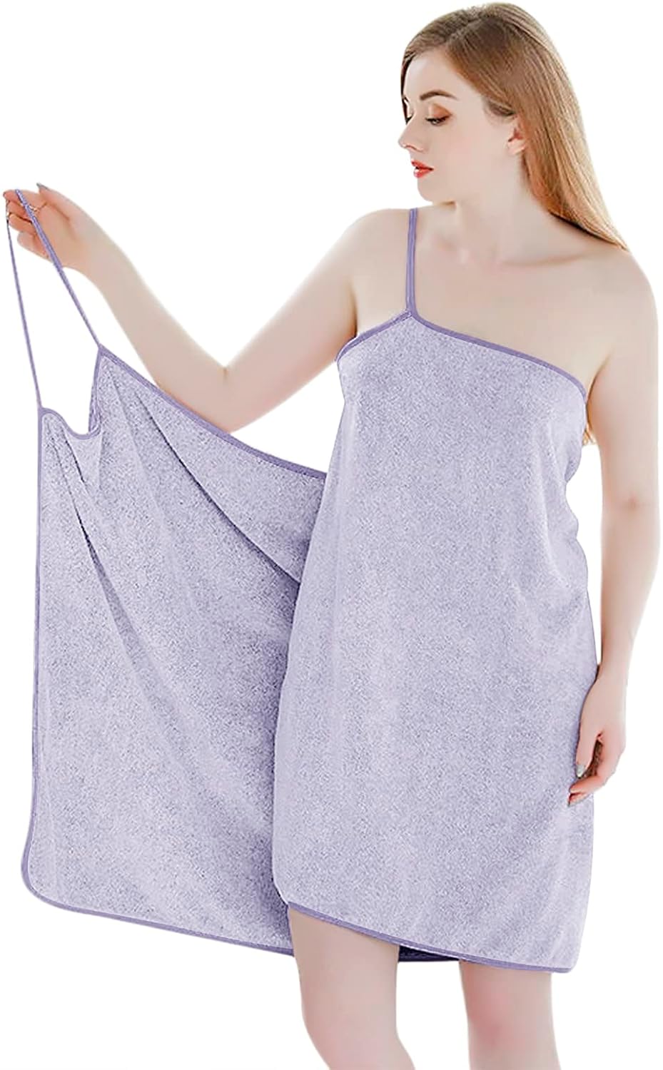 Amazon.com: GREUS Sexy Sling Bath Towel with Straps for Women Girls ...