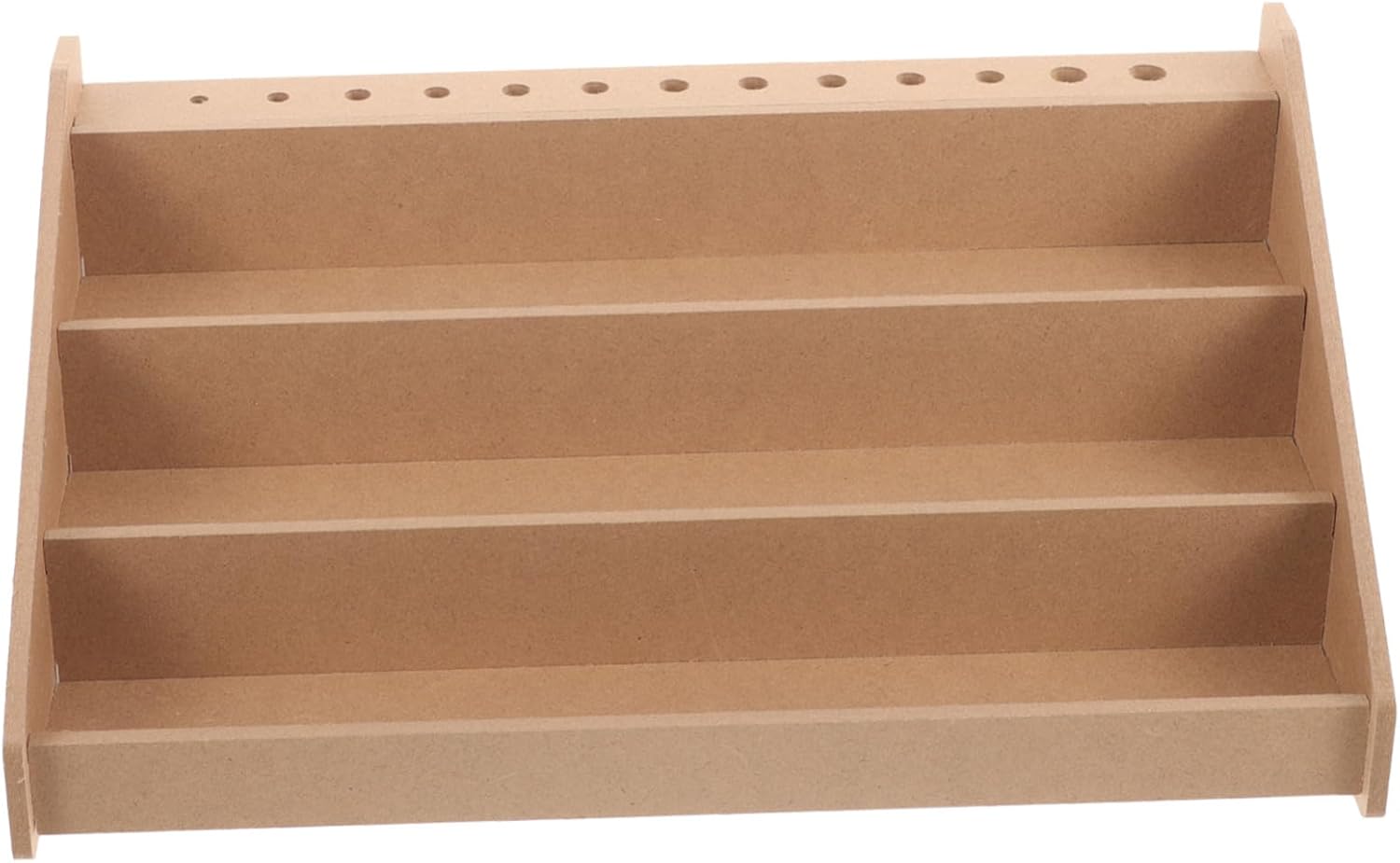 OFFIGAM Wooden Paint Rack with Brush Holder Pigment Stand for Acrylic ...