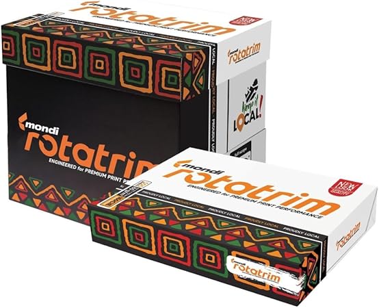 Mondi-Rotatrim A4 Copy Paper - 500 Sheets 80gsm - 1 BOX of 5 Reams ...