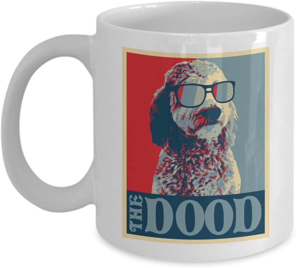 Amazon.com: SnowDog Tees The Dood Goldendoodle Coffee Mug, 11 oz ...