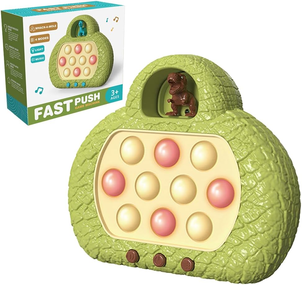 Amazon.com: Upgraded Fast Push Game Pop Sensory Fidget Toy Light Up Pop Pocket Game for Kids ...