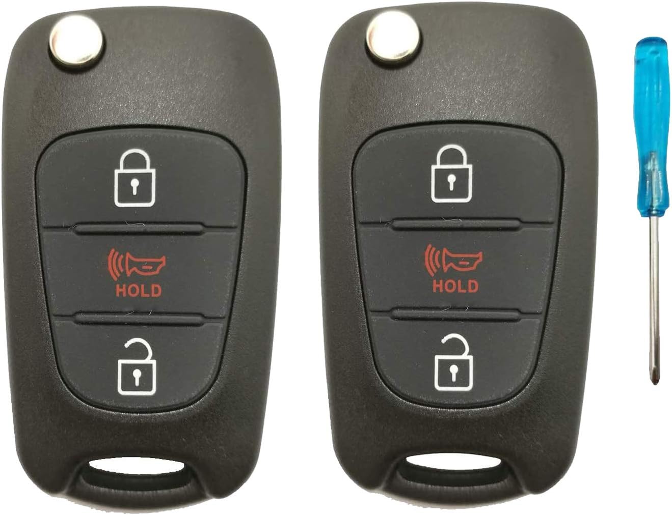 Amazon.com: Keyecu Replacement Remote Key Fob for Kia Soul 2010 2011 ...