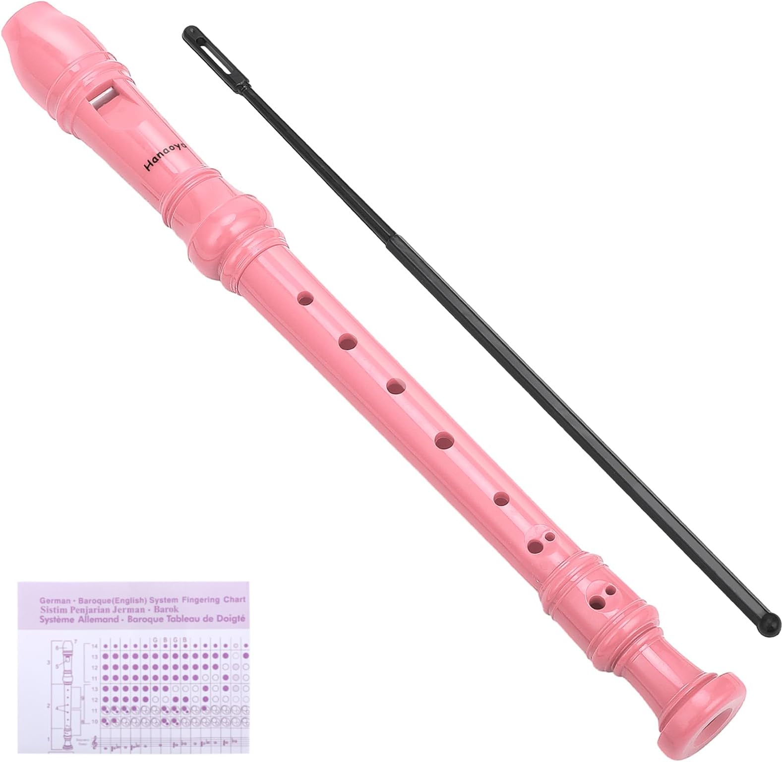 Amazon.com: Soprano Recorder Descant Flauta Recorder 8 Hole ABS ...