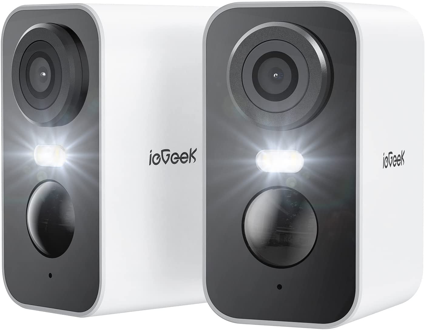ieGeek Security Cameras Wireless Outdoor 2-Pack, 2K WiFi Surveillance ...