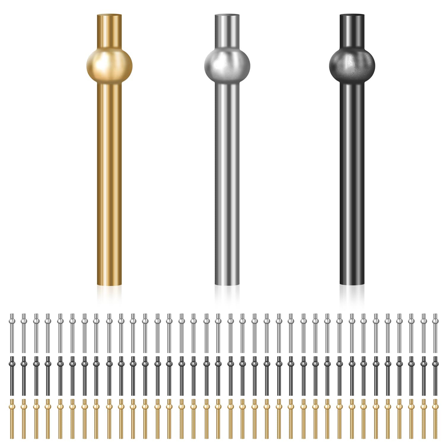 Amazon.com: 108pcs Cribbage Pegs, Reliable Iron Cribbage Pegs Tapered ...