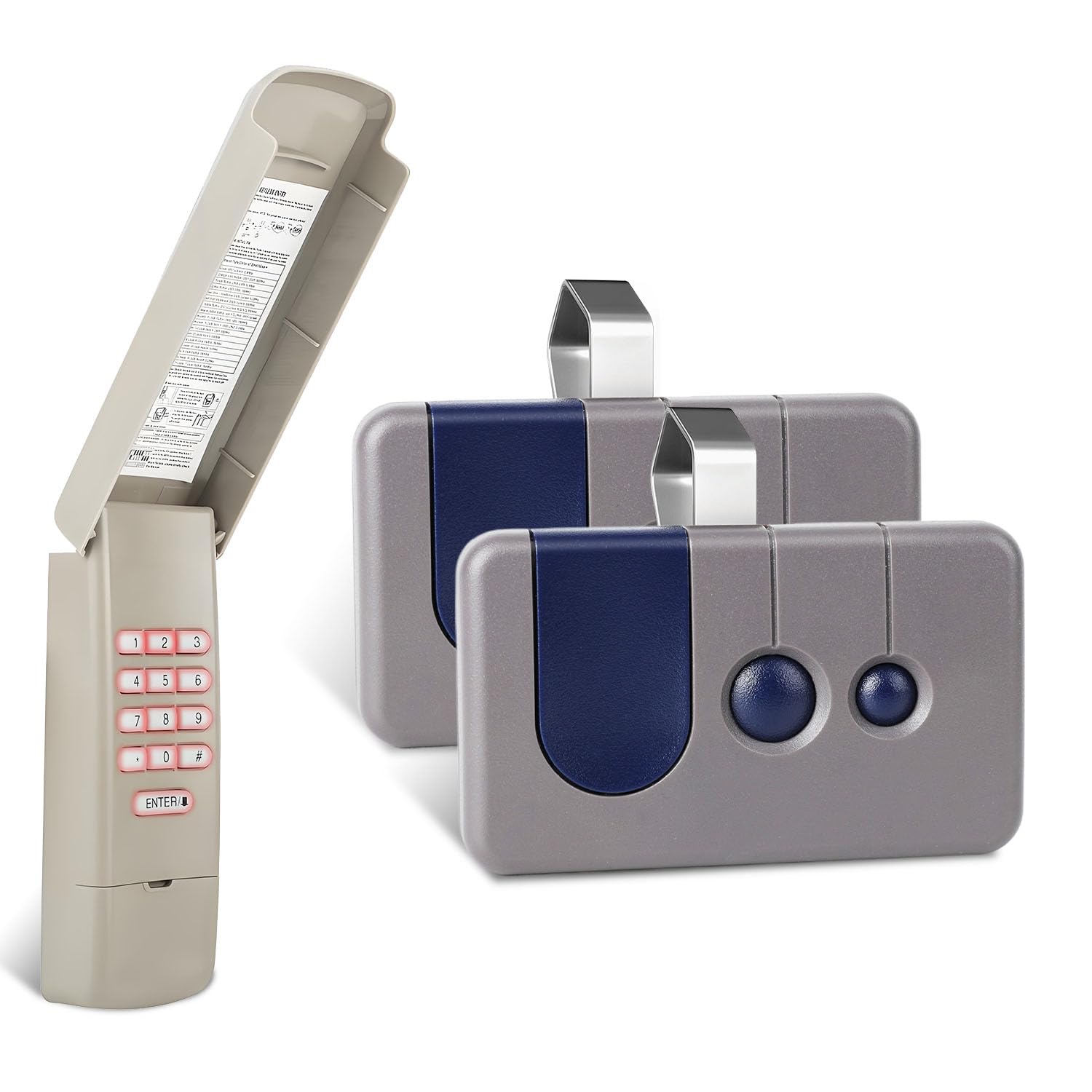 Amazon.com: Garage Door Opener Keypad with 2 Sears Craftsman Garage ...