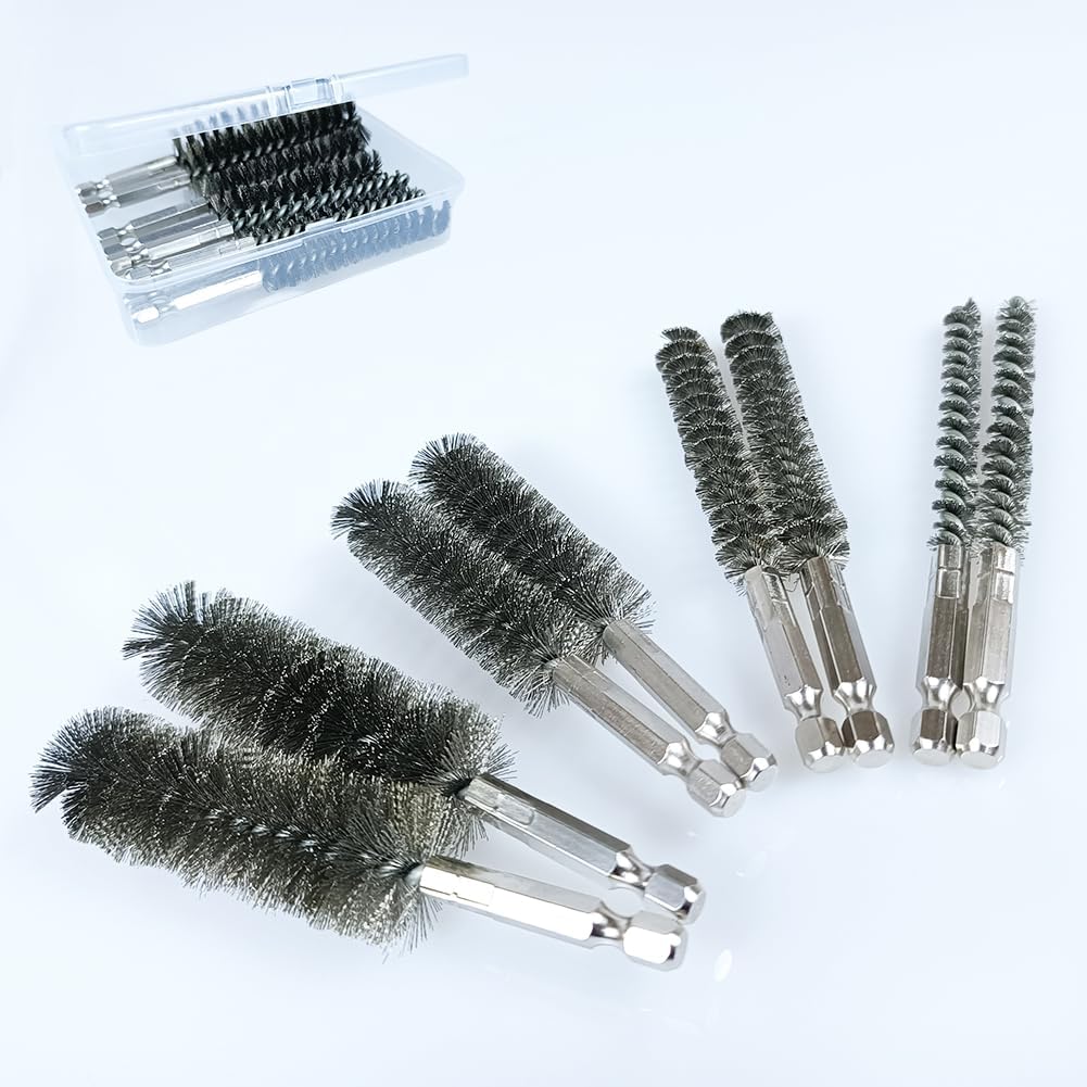 Amazon.com: Copper Pipe Cleaner, 8 Pcs Bore Brush in Different Sizes ...