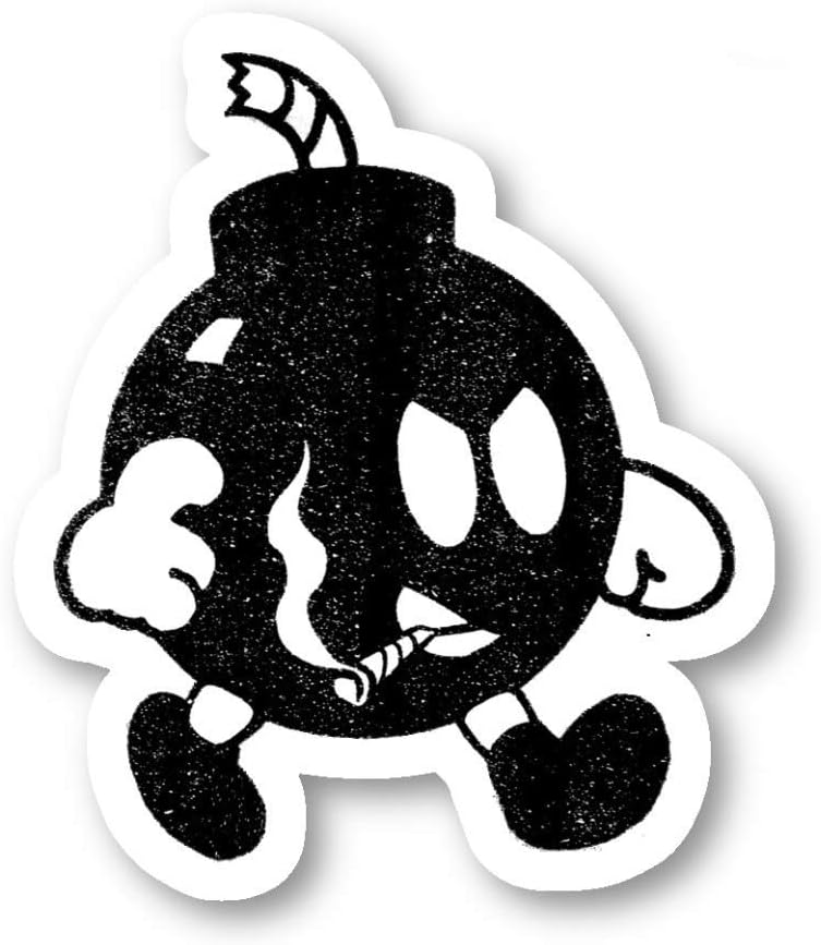 Amazon.com: Angry Bomb Sticker Funny Stickers - 3 Pack - Set of 2.5, 3 ...