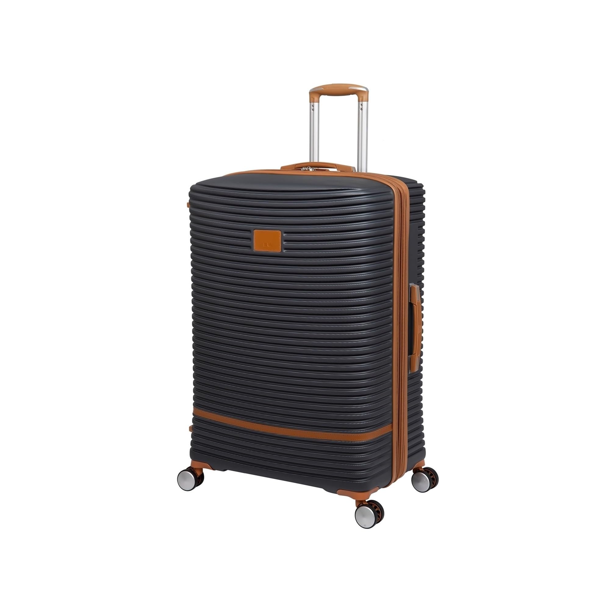 MUdson Trunk 31" Expandable Checked Spinner Luggage Durable (Color : Gray)