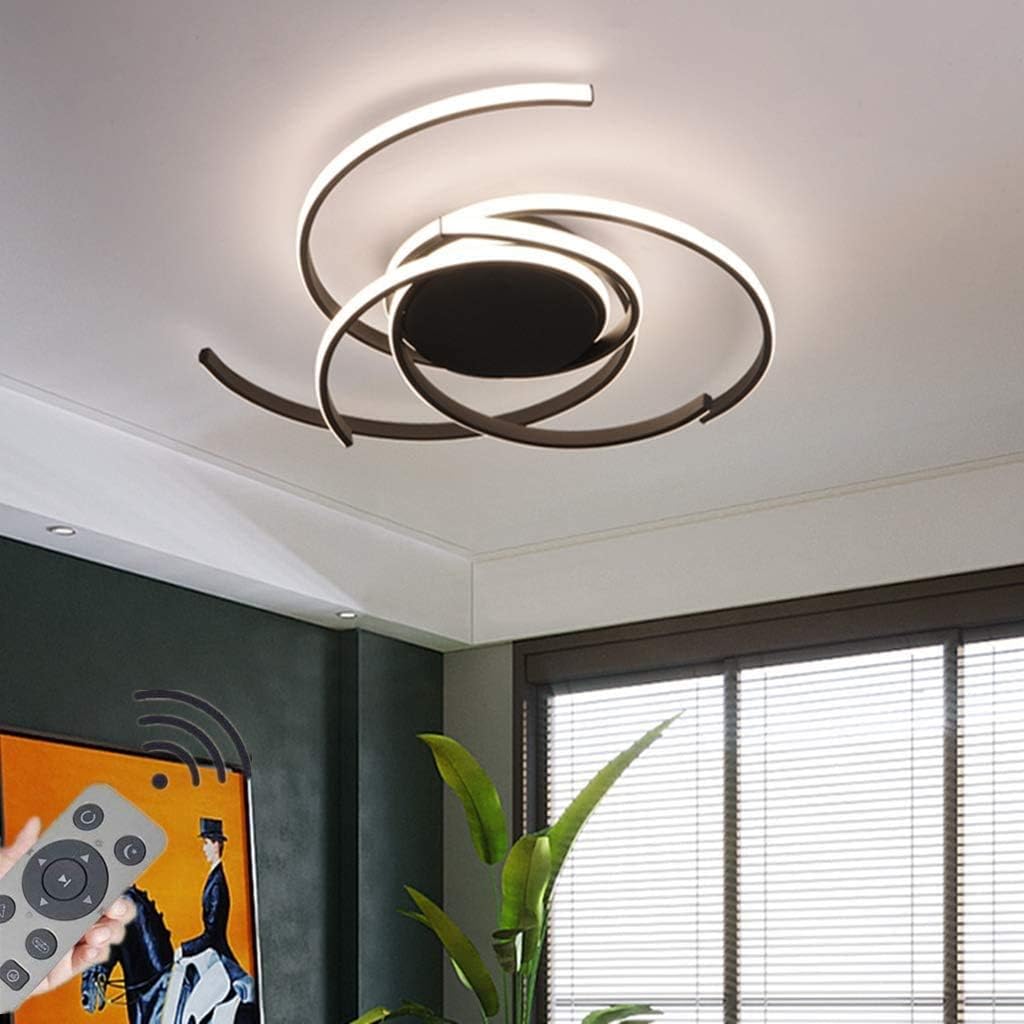 Amazon.com: JIAODIE LED Ceiling Light Dimmable Living Room Kitchen ...