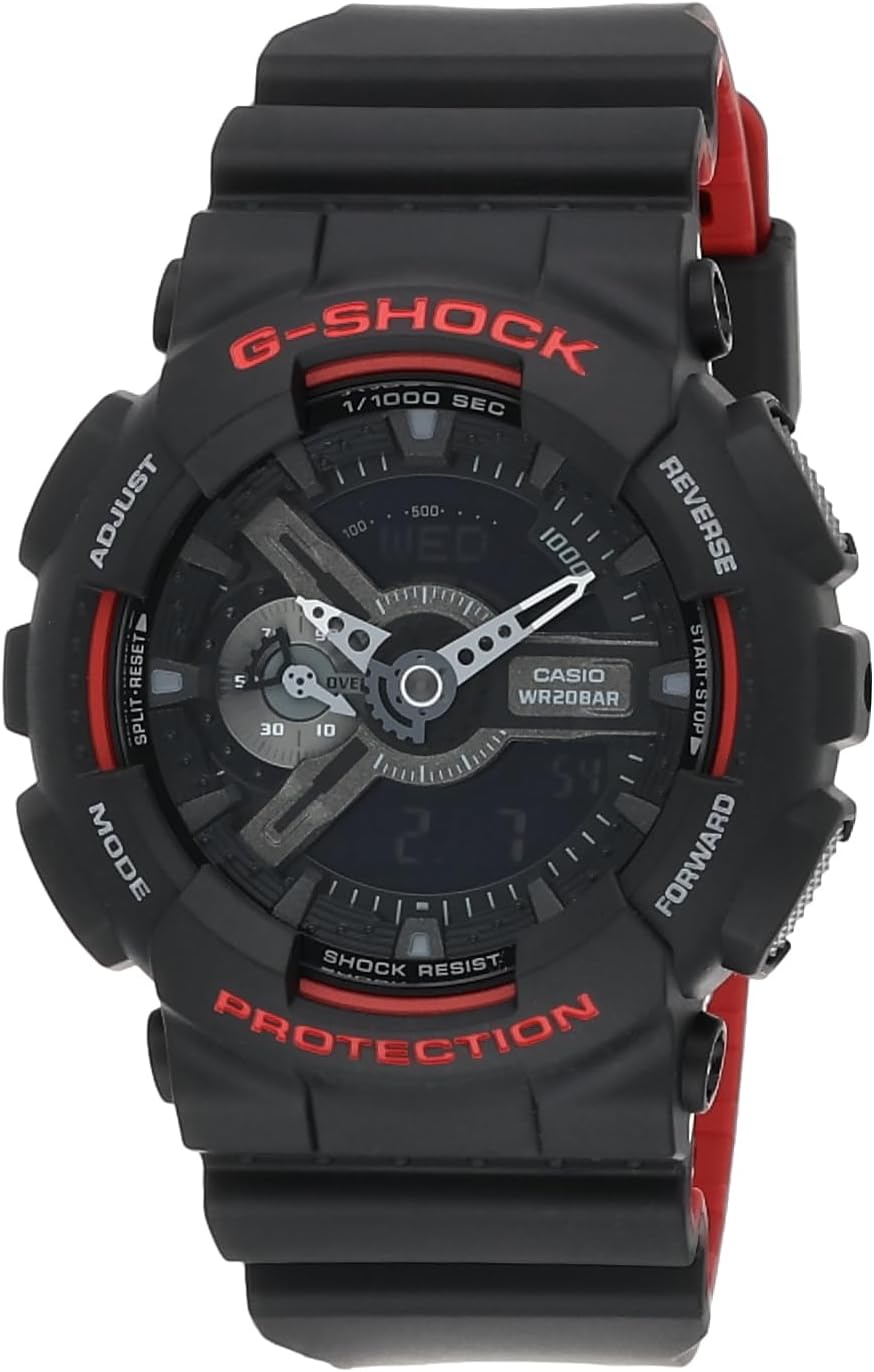 Casio G-Shock Analog-Digital Black Dial Men's Watch - GA-110HR-1ADR ...
