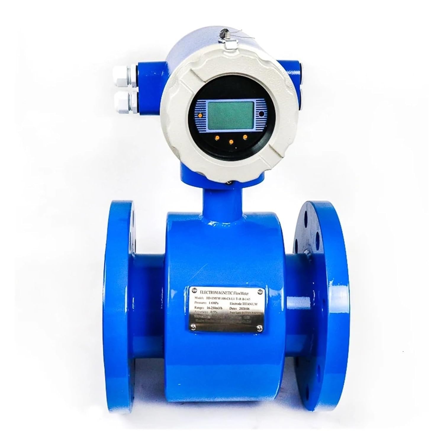 4-20mA DN25-DN100 Intelligent Flow Electromagnetic Flowmeter for ...