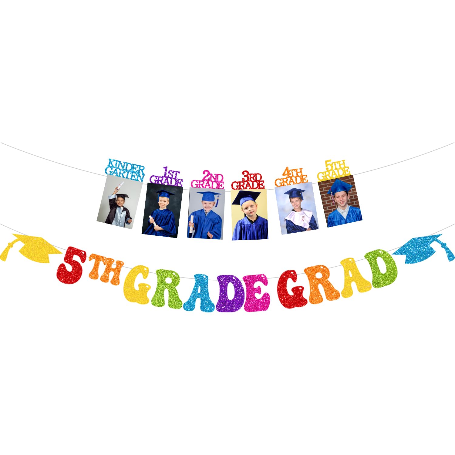 Amazon.com: 5TH Grade Graduation Photo Banner, 5TH Grade Graduation ...