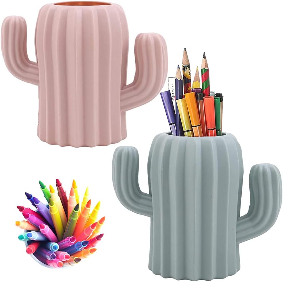 2 Pieces Pen Pencil Pot Holder, Stationery Storage Pen Container ...
