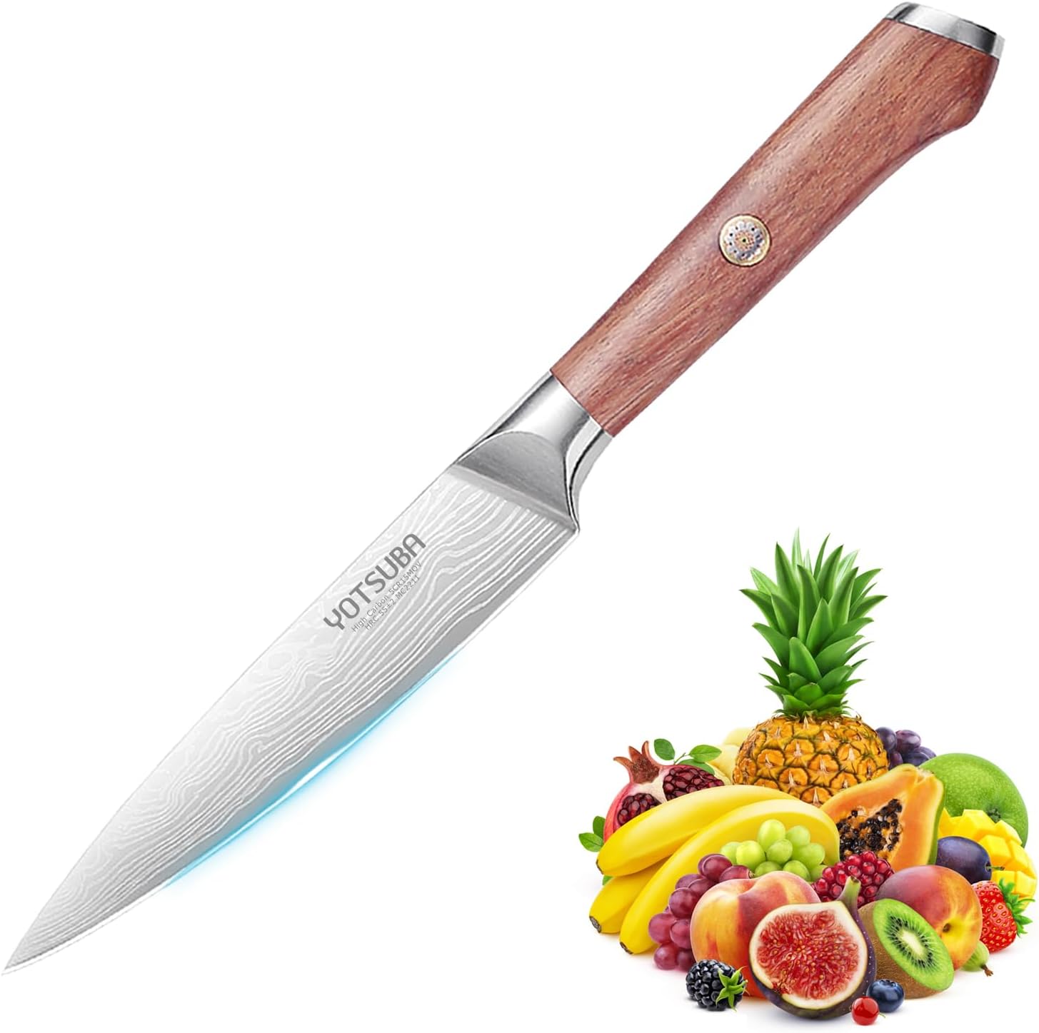 Amazon.com: YOTSUBA Professional Chef Knife 8 Inch and Utility Knife 5 ...