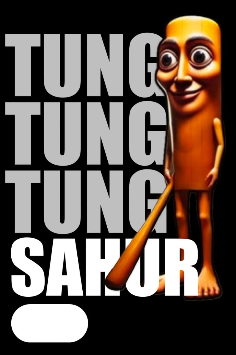 Tung Tung Tung Sahur Brainrot black Notebook: Iulia: Books - Amazon.ca