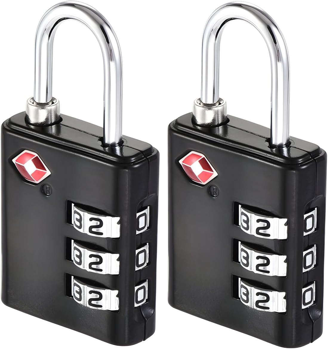desired tools TSA Luggage Locks (2 Pack) - 4 Digit Combination Steel ...