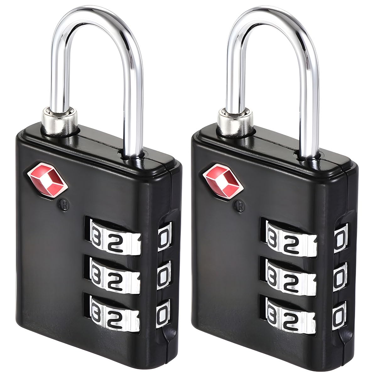 Trajectory Luggage Locks Luggage Lock (2-Pack) – TSA Approved – 3 ...