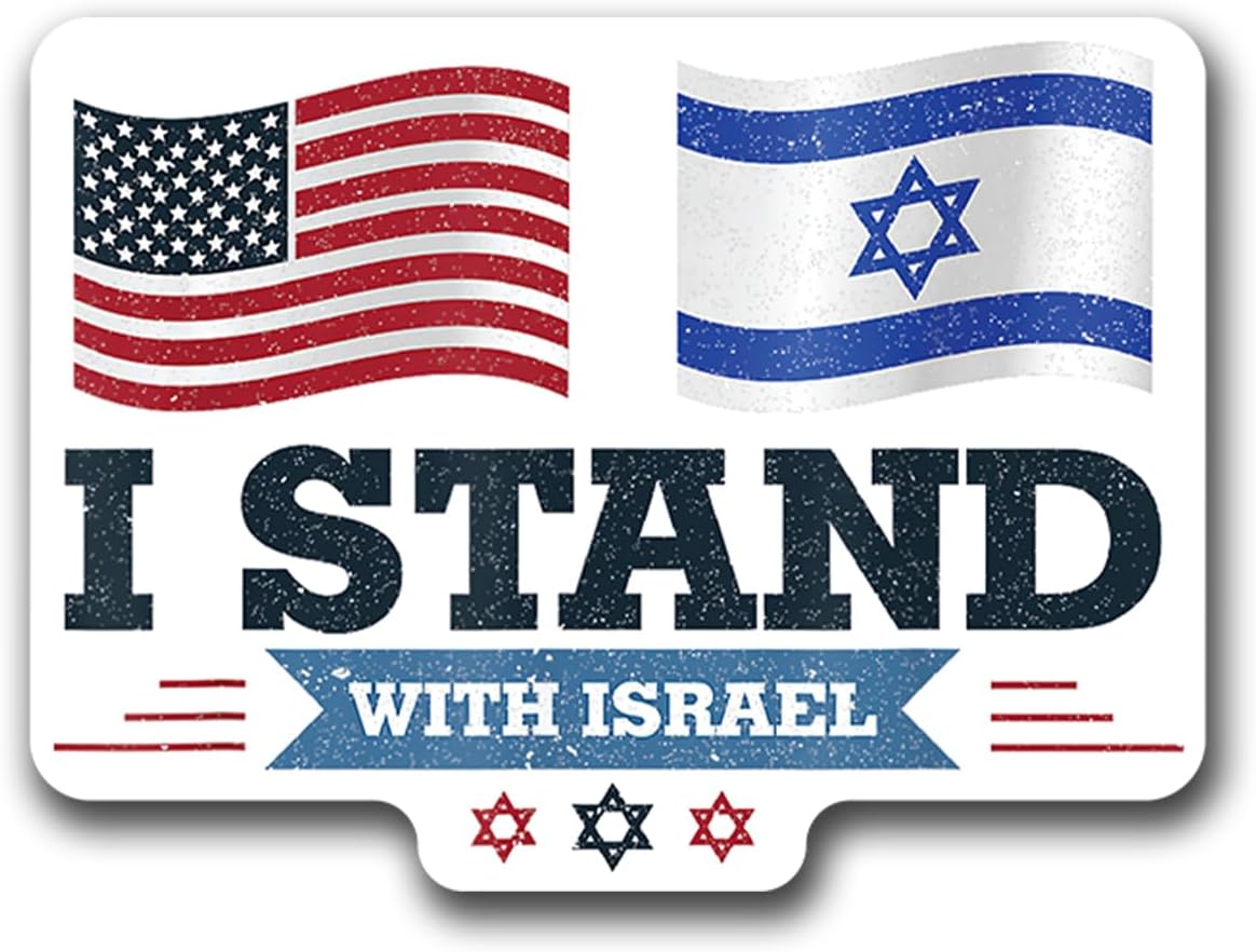 Amazon.com - Support Israel: Vinyl Decal Stickers for Advocates and ...