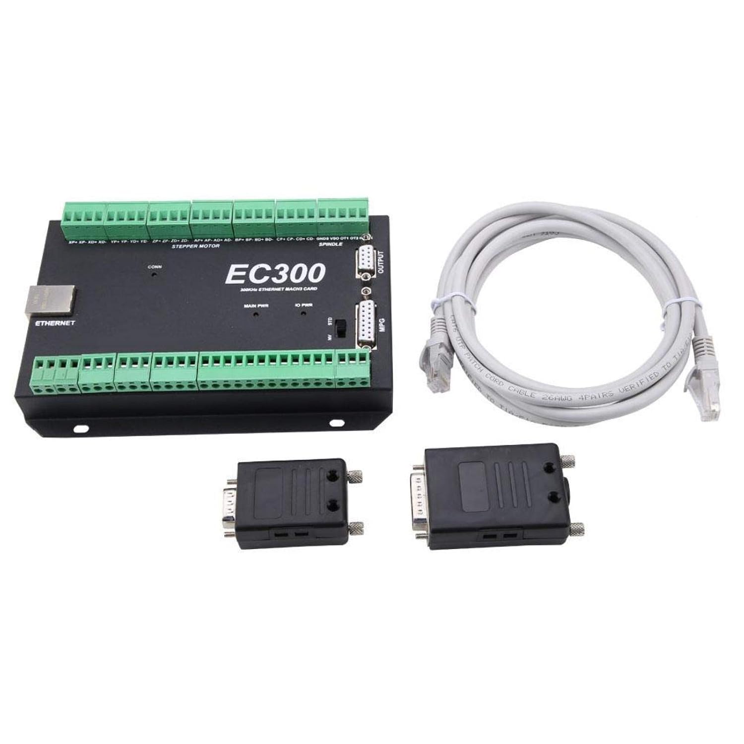 Amazon.com: 3-6 Axis 300kHz Ethernet Mach3 Motion Controller EC300 CNC Control System Ethernet ...
