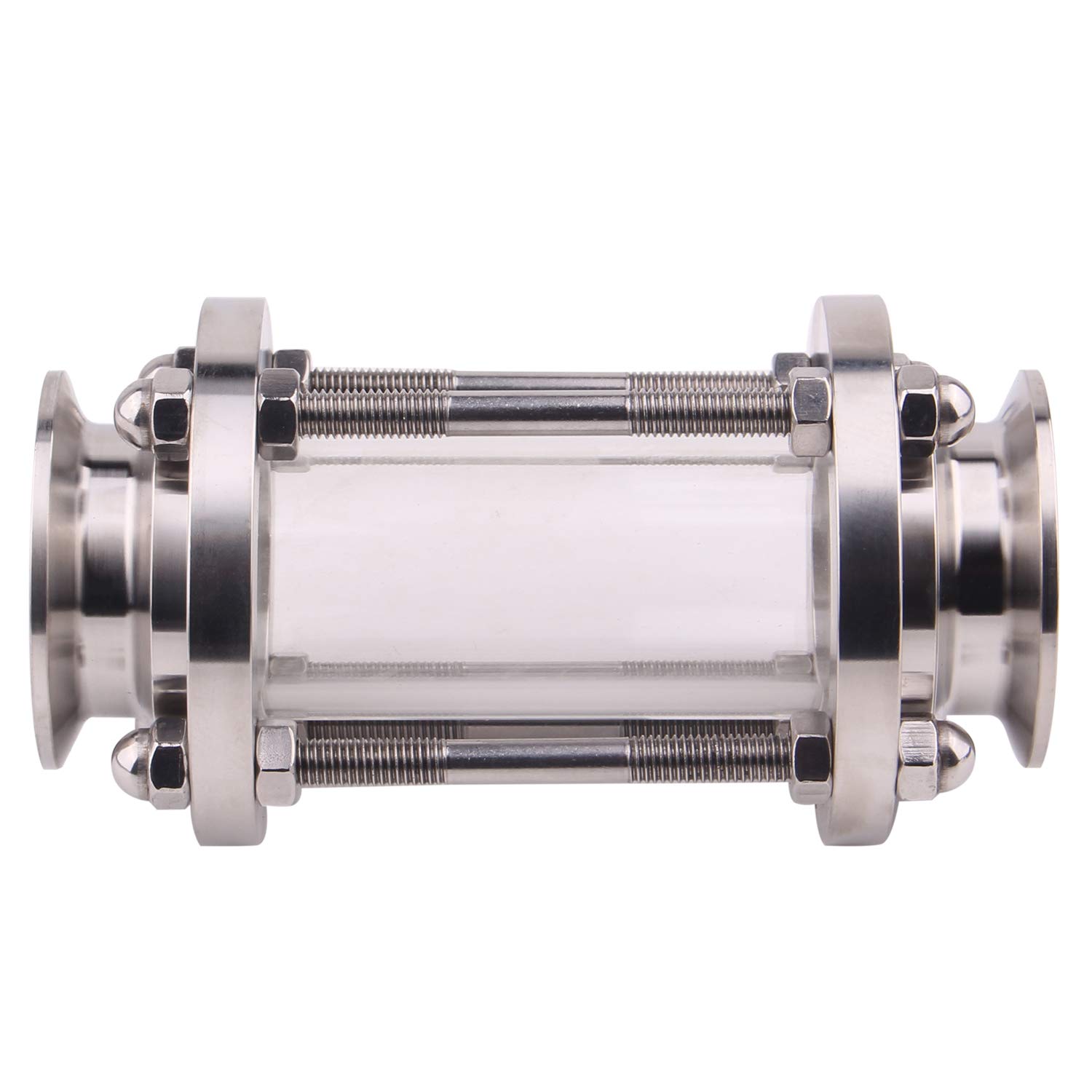 Buy DERNORD in-Line Sight Glass with Clamp End,Flow Sanitary Straight ...