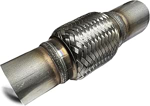 Amazon.com: Aeflox 2"" Universal Exhaust Flex Pipe Stainless 2""Inch x ...