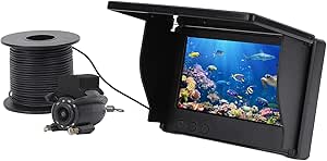 Underwater Fishing Camera, Underwater Viewer 4.3in Visible Large Screen ...