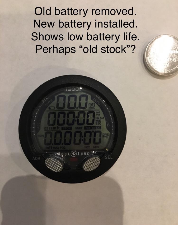 Amazon.com: Aqua Lung Dive Computer i300 / i550 Battery Kit : Sports ...