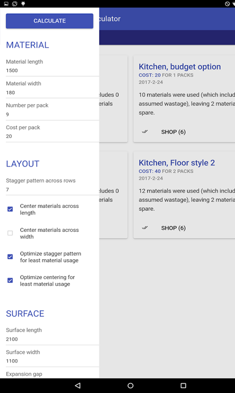 Precision Material Calculator:Amazon.com:Appstore for Android