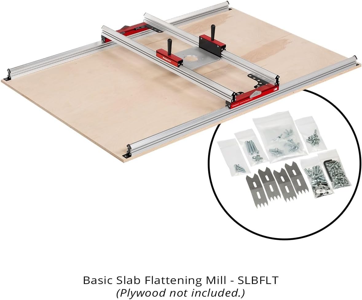 Woodpeckers Slab Flattening Mill with Router Sled - Ideal for DIY Live ...