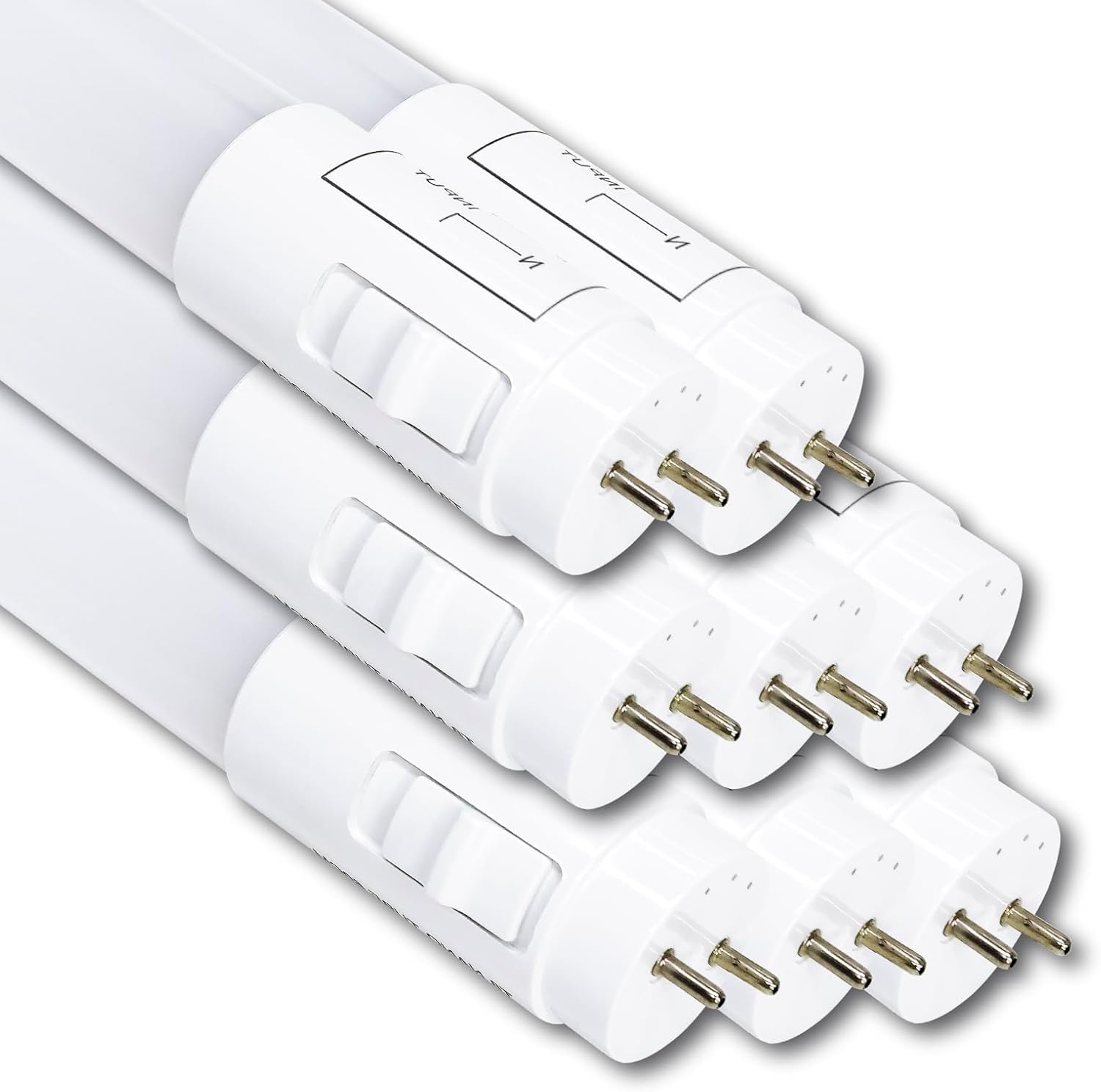 LED ATOMANT 8 Pack 3CCT 4FT LED T8 Type B Light Tube 18W 2200 Lumens ...