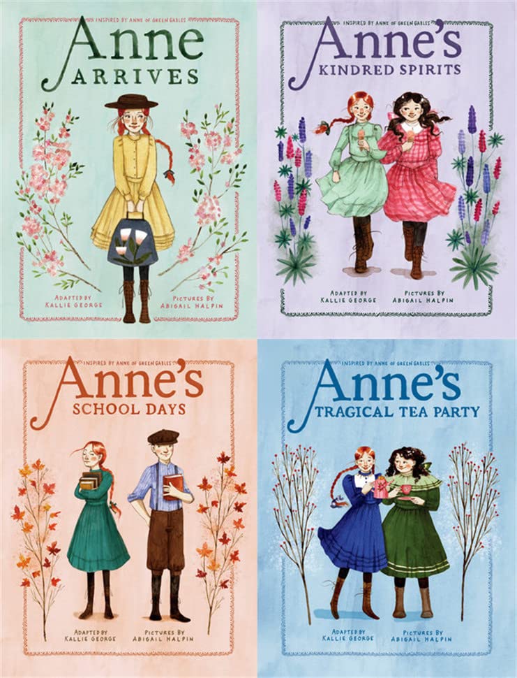 An Anne Chapter Book Series 4 Books Set (Hardcover Edition): Abigail ...