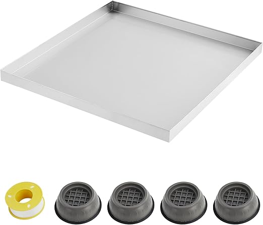 Amazon.com: GarveeTech Washing Machine Pan 24 in x 24 in x 2 in Heavy ...