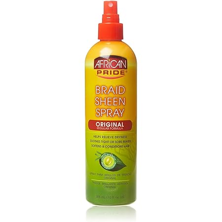 Amazon.com : African Pride Olive Miracle Braid Sheen Spray 12 Oz ...