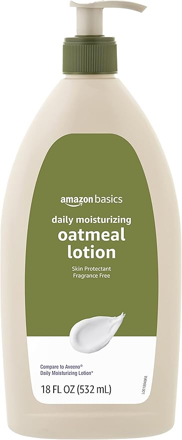 Amazon.com : Amazon Basics Daily Moisturizing Oatmeal Body Lotion and ...