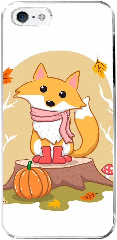 Imagen de ilustración vectorial de un Coquette Fox en otoño teléfono ...